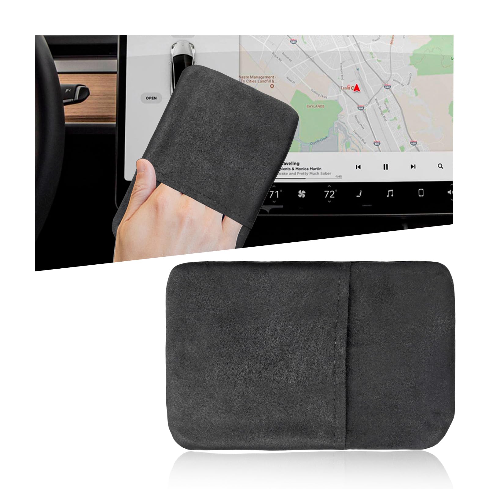 Snapklik.com : Car Screen Cleaner, Microfiber Auto Screen Cleaning Pad ...
