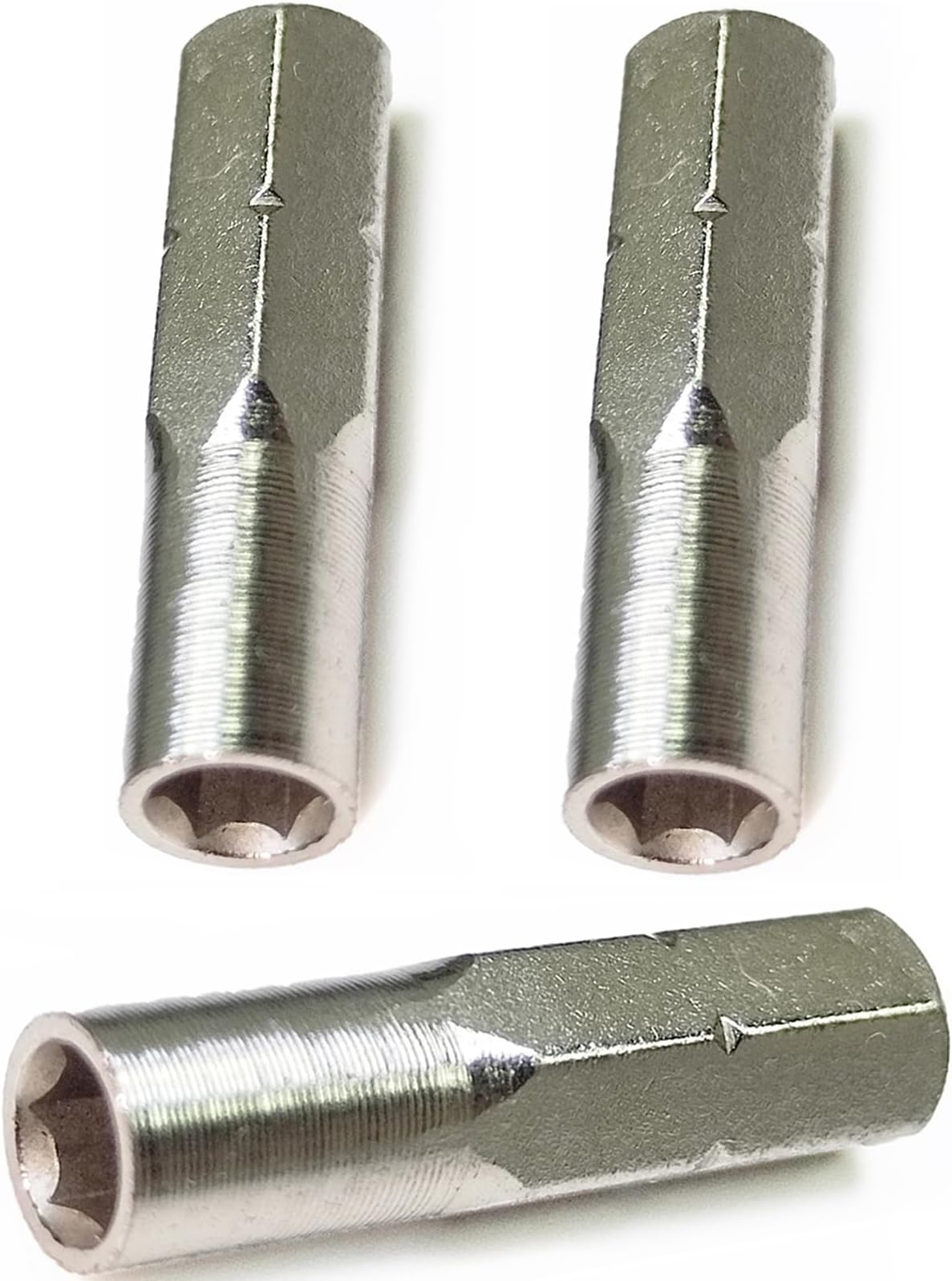 Amazon.com: 3 Pieces1/4 to 4mm Bit Adapter, 6.35mm 1/4" Hex Outside to ...