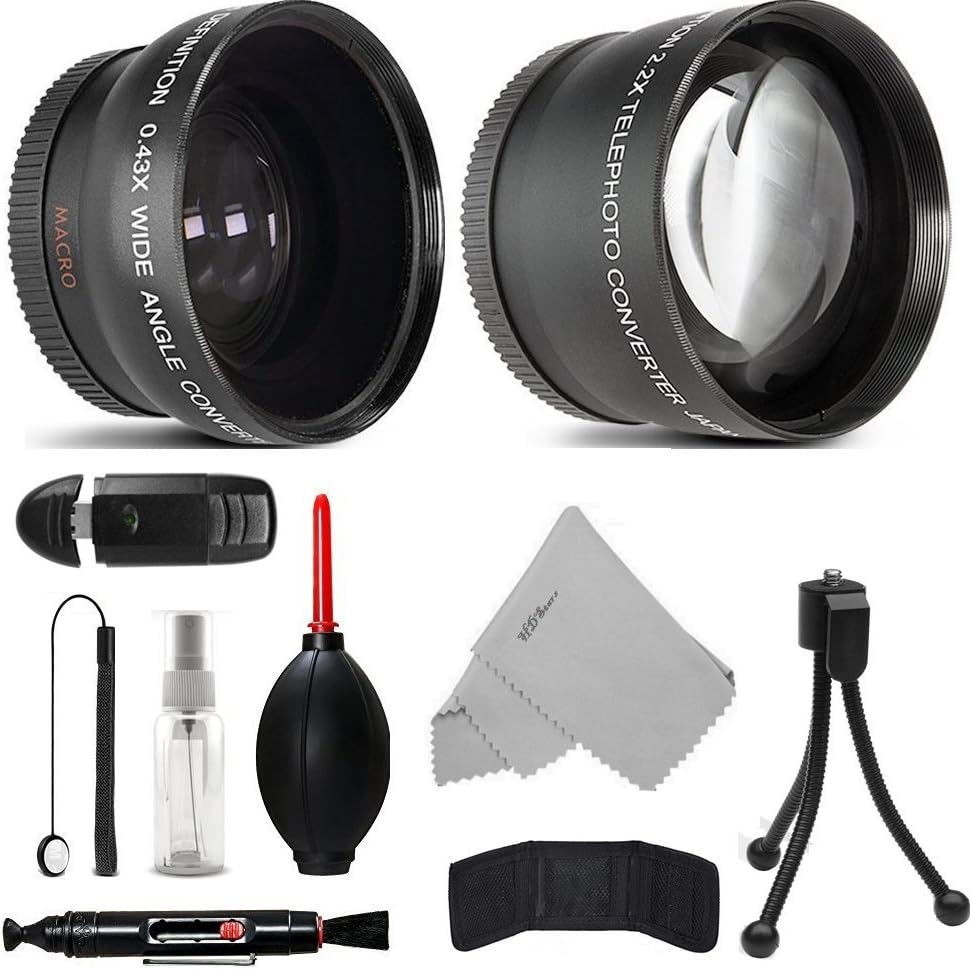 Amazon.com : 58MM Telephoto 2.2X and Wide Angle w/Macro Close-Up ...