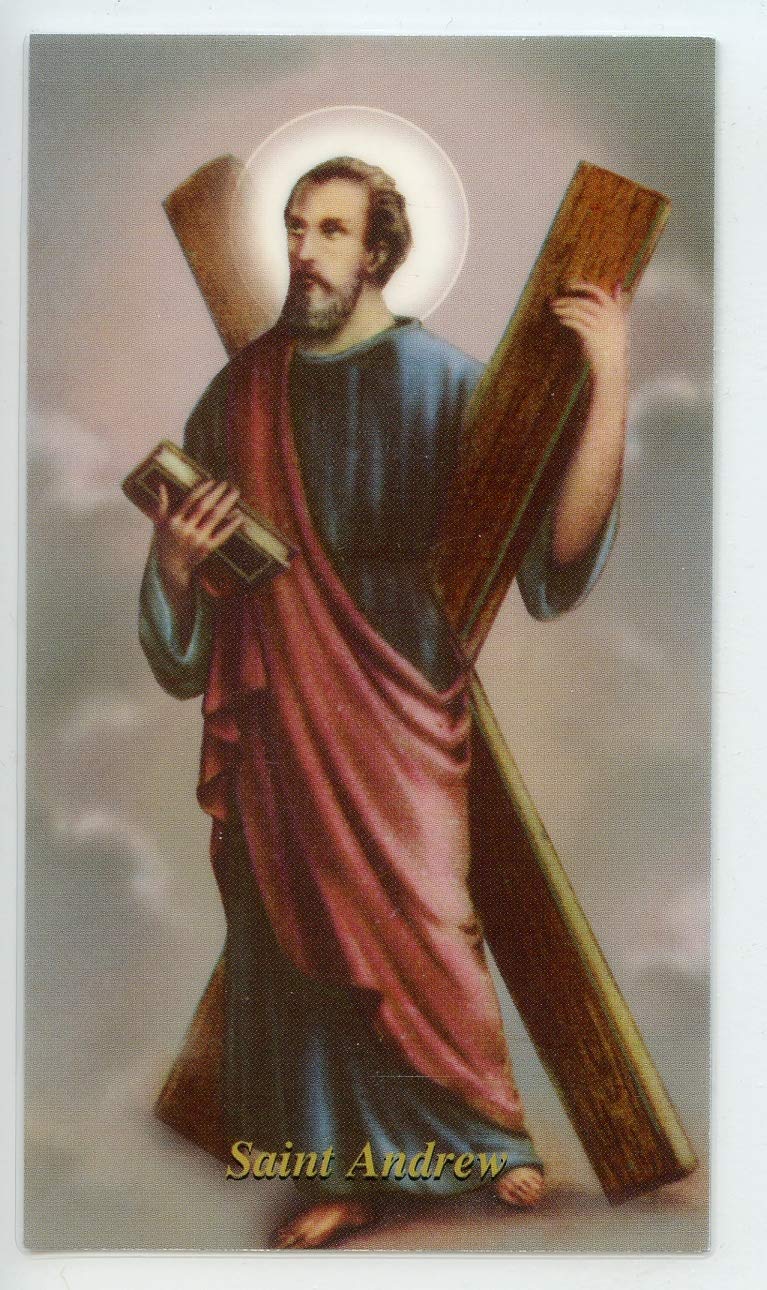Buy Prayer to St. Andrew holy card - laminated - Pack of 25 Online at ...