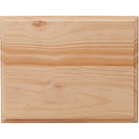 Amazon.com: Darice Wood Rectangle Plaque, Natural : Home & Kitchen