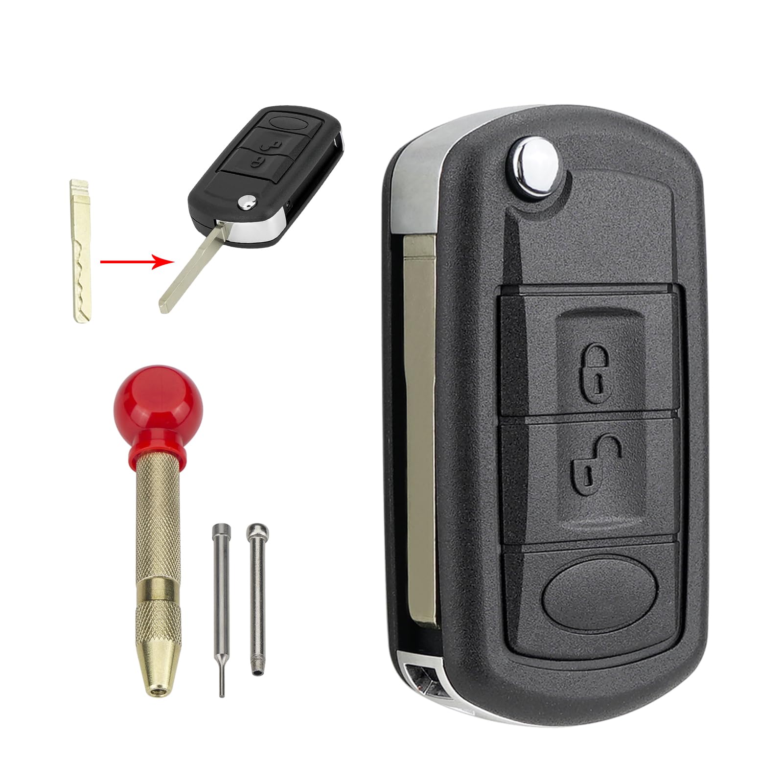 For Land Rover Discovery 3 Key Fob Case Range Rover Sport Key Fob Cover ...