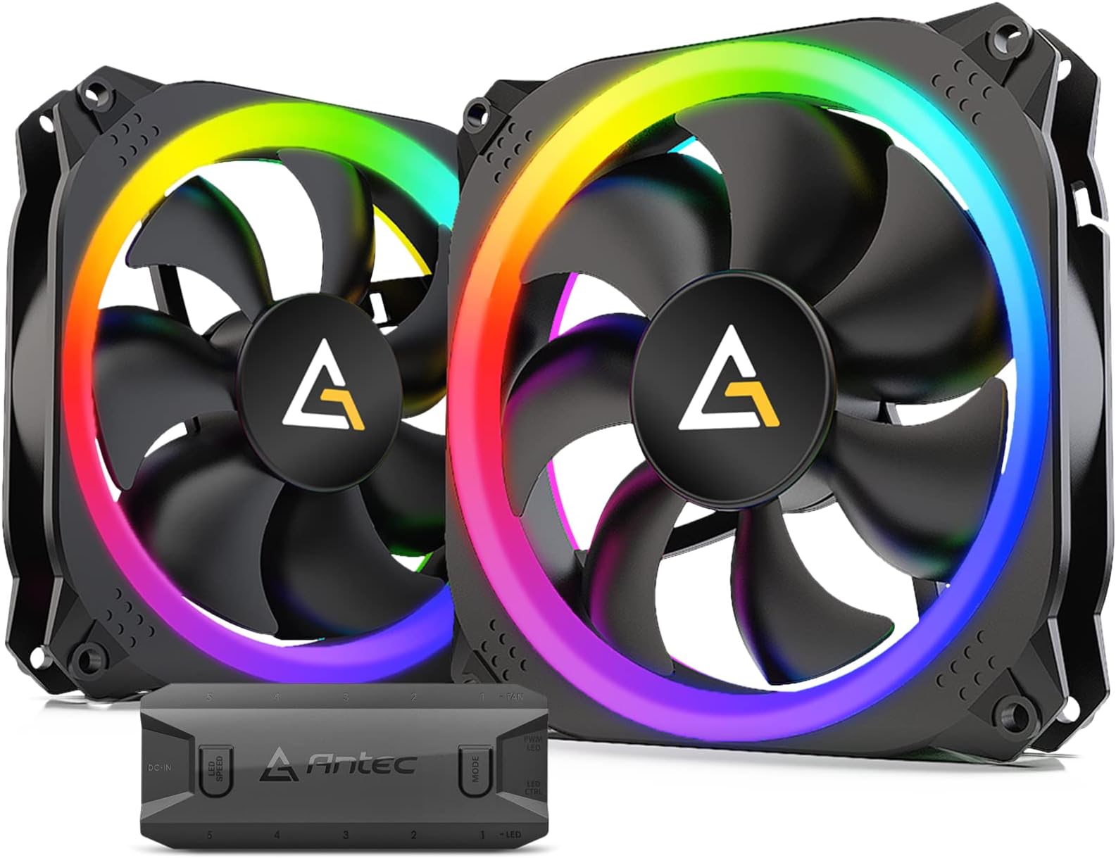 Amazon.com: Cooler Master MasterFan MF140 Halo ARGB - Dual Ring ...