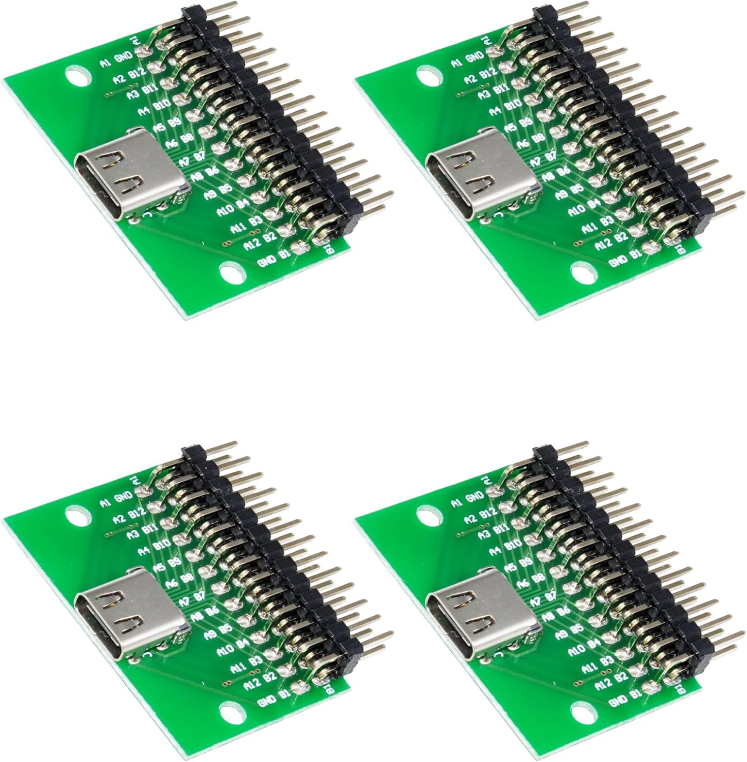 Amazon.com: IYUANEPRO USB 3.1 Female Socket Type C Connector 24 Pins ...