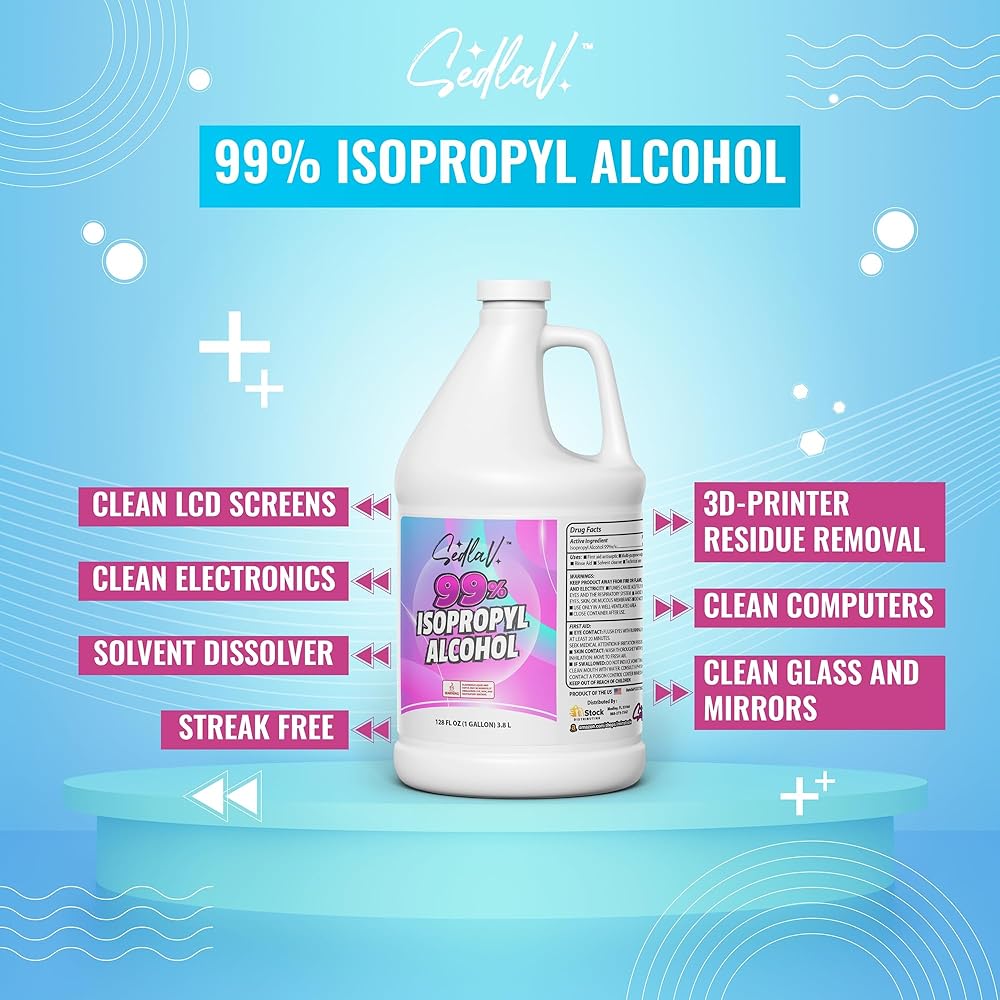 99% Isopropyl Alcohol 1 Gallon Rubbing Alcohol Philippines | Ubuy