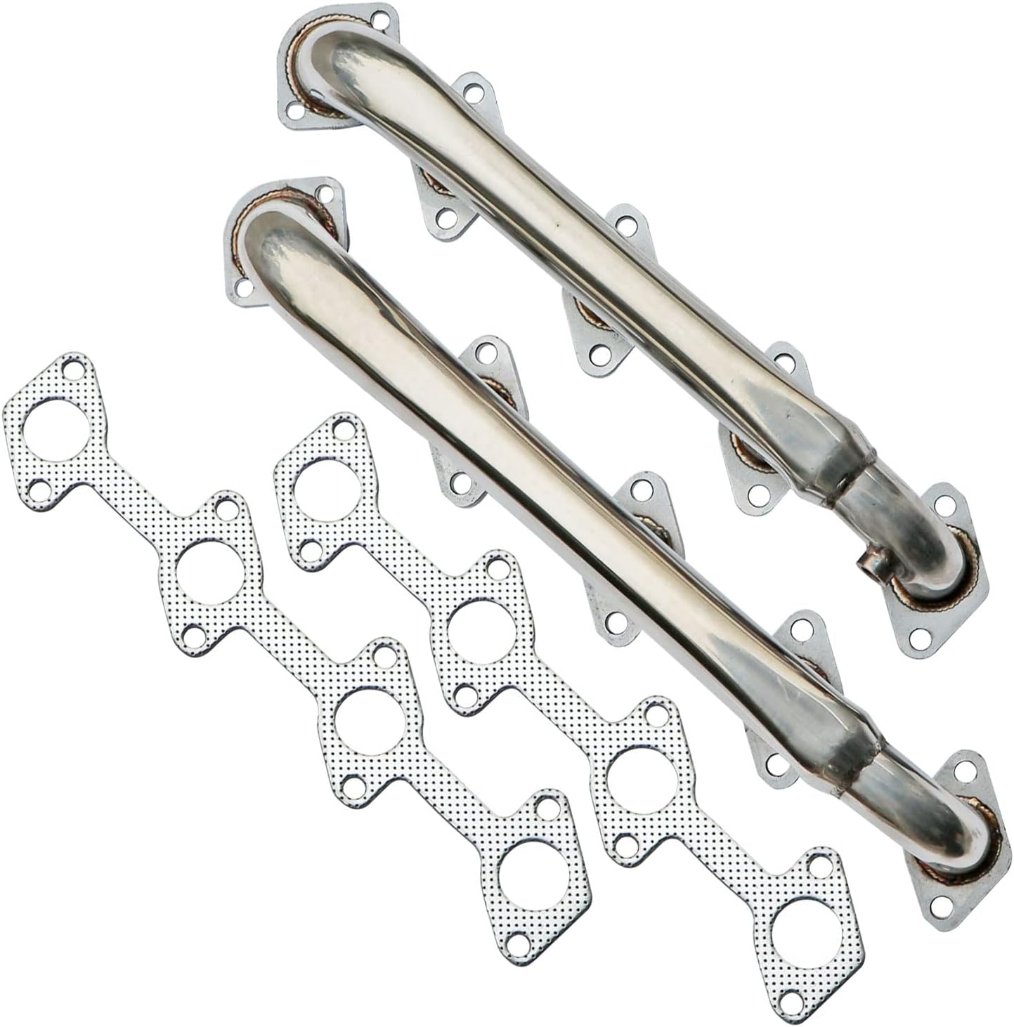 Amazon.com: Tektall Stainless Steel Manifold Header Replace for Ford ...