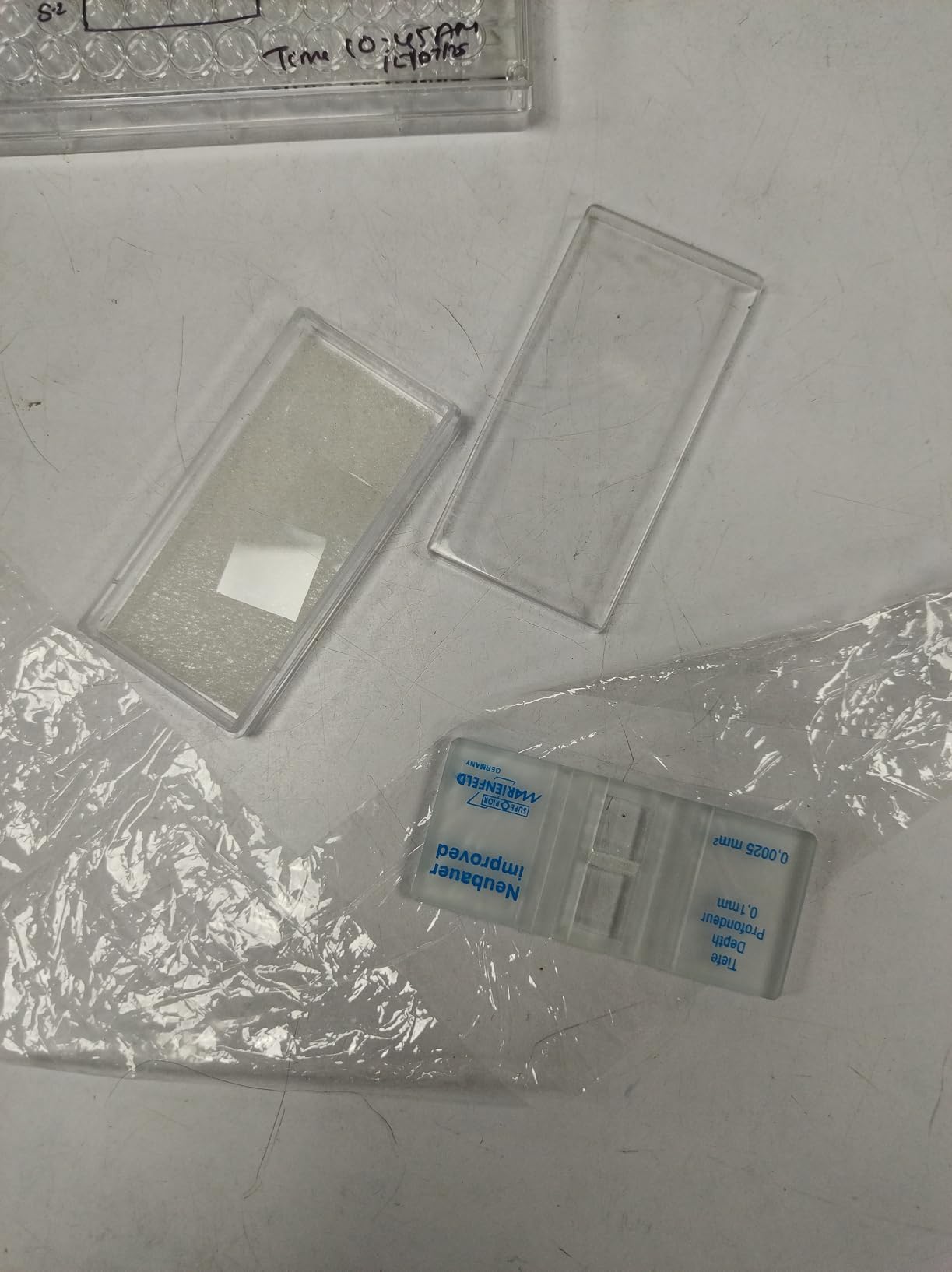Cell Counting Chamber Brightline 06 100 10 Neubauer Improved MarienfeId ...