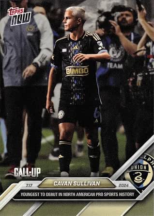 Amazon.com: 2024 Topps MLS Now Soccer #107 Cavan Sullivan Pre-Rookie ...