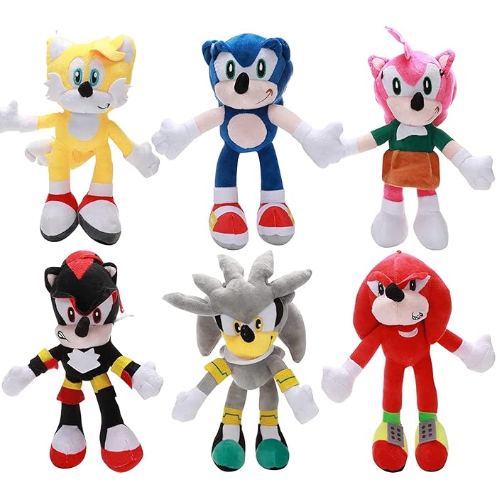 Buy Crasoldiers Super Sonic Plush Toys 11in Sonic Stuffed Animals Set ...