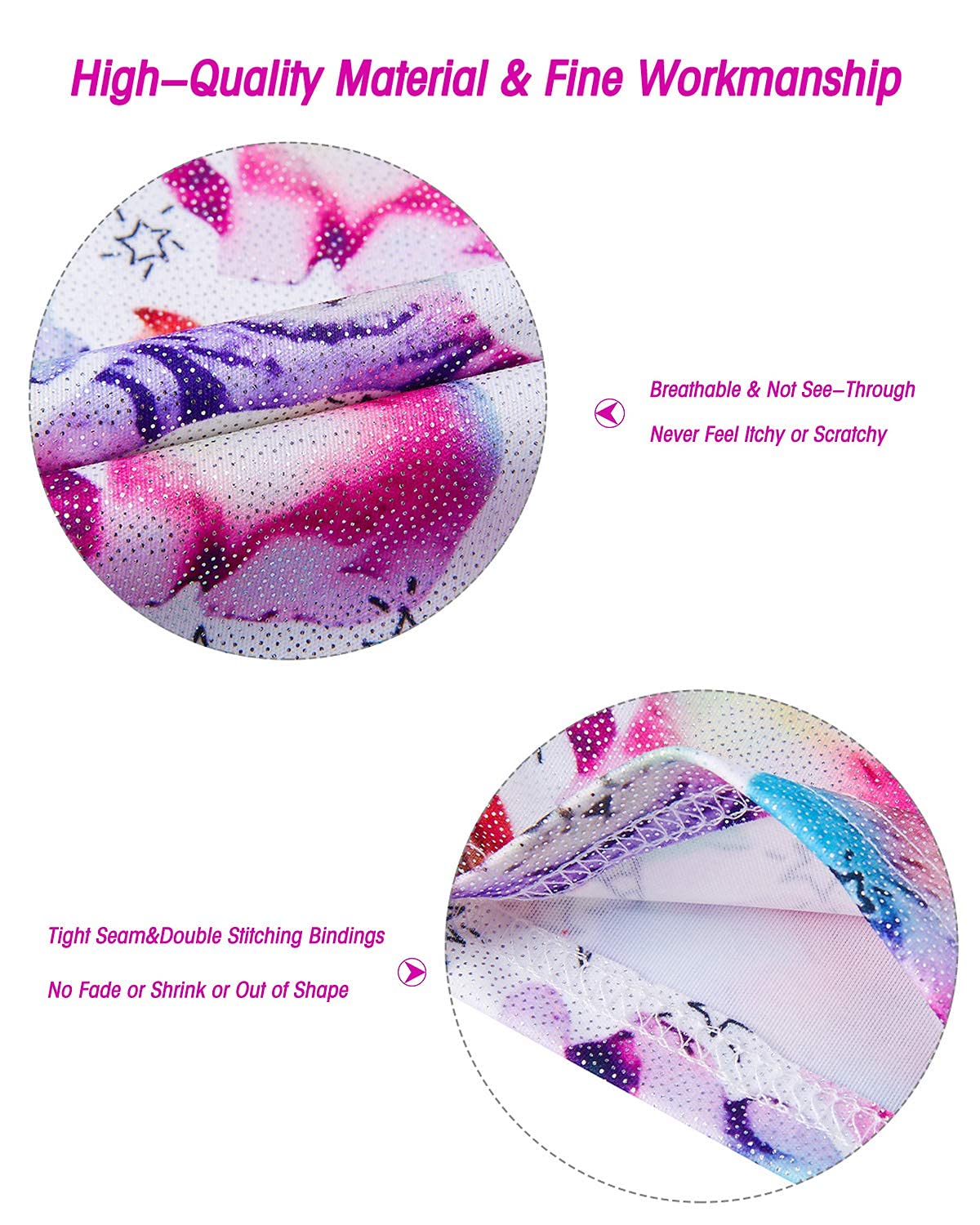 Snapklik.com : Kid Gymnastics Leotard Toddler Unicorn Cat Unitard ...