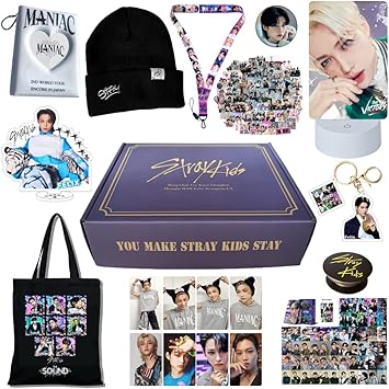 Amazon.com: Kpop Stray Kids Merch Set Box - Including StrayKids Album ...