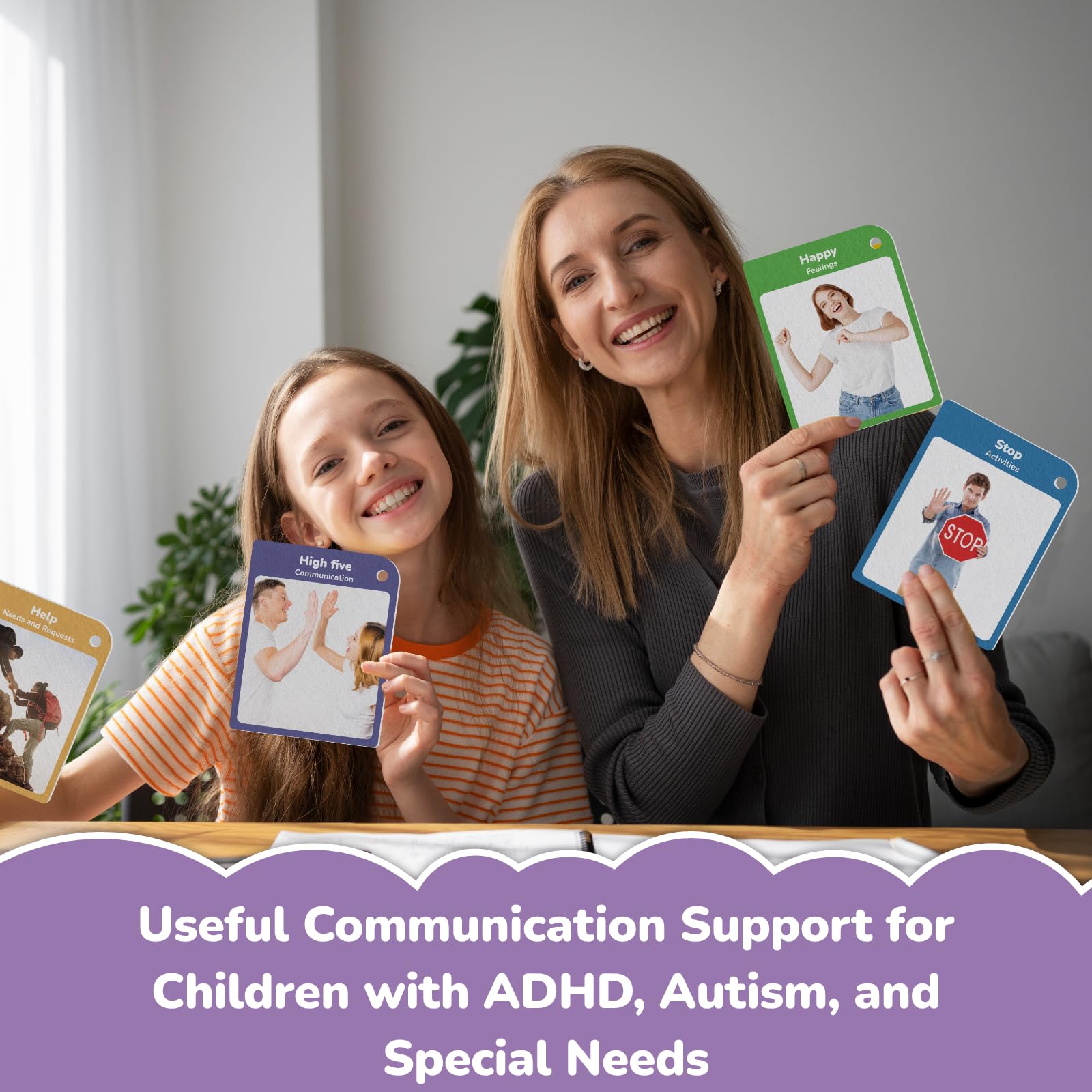 Snapklik.com : Adult Communication Cards, 98 PCS Flash Cards, Non ...