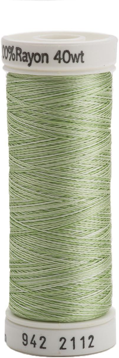 Amazon.com: Sulky Rayon Thread for Sewing, 250-Yard, Vari Mint Green