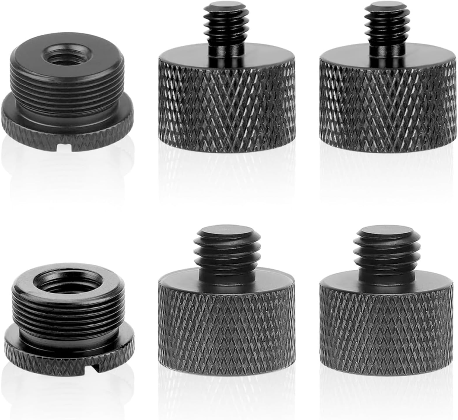 AIEX 8pcs Mic Thread Adapter, Mic Stand Adapter for Camera Screw ...