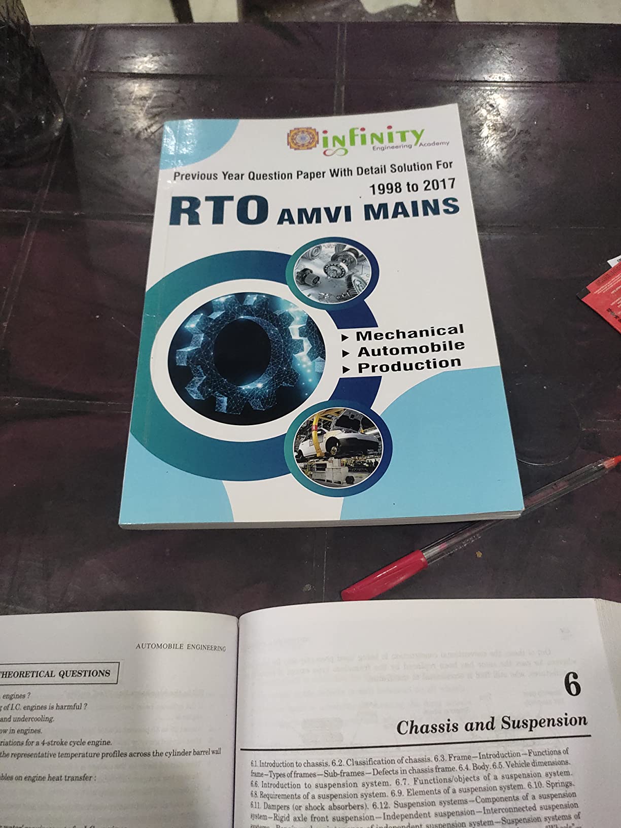 INFINITY ENGINEERING ACADEMY RTO AMVI MAINS PREVIOUS YEAR QUESTION ...