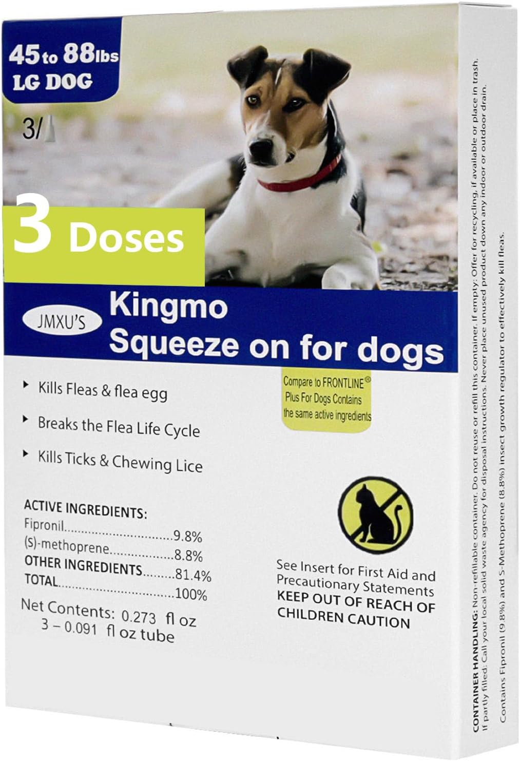 Amazon.com : Flea and Tick Prevention for Dogs, Large Dog Flea & Tick ...