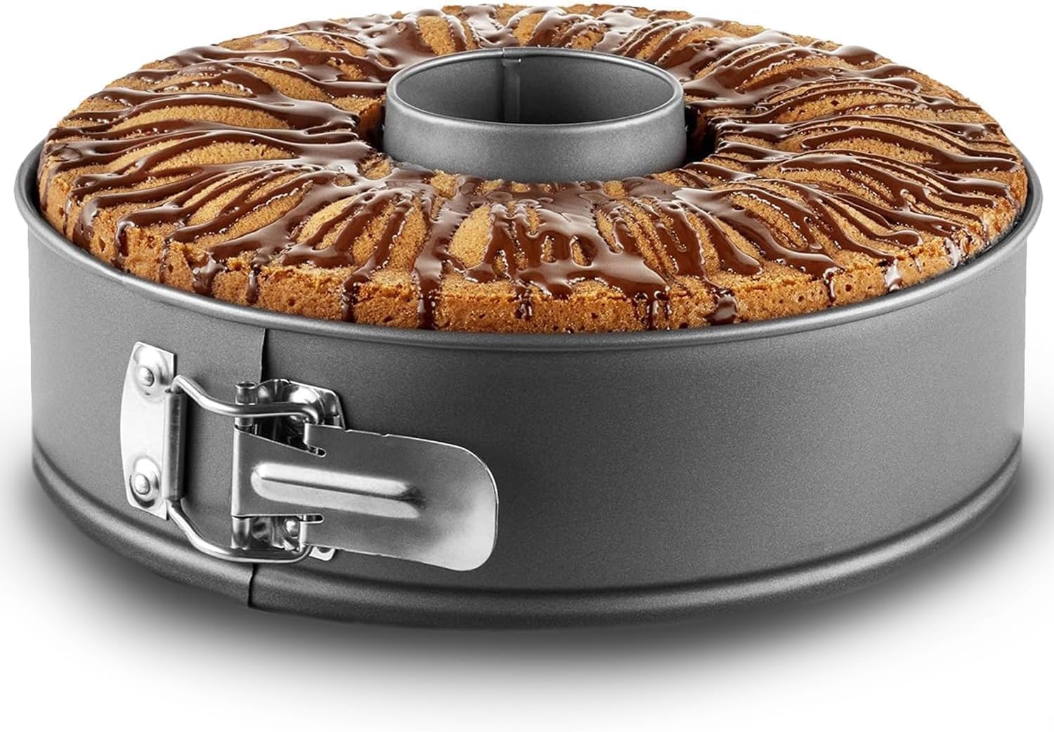 Happy Friends - 2 in 1 Cake pan - Removable Mould - Double Bottom - Non ...