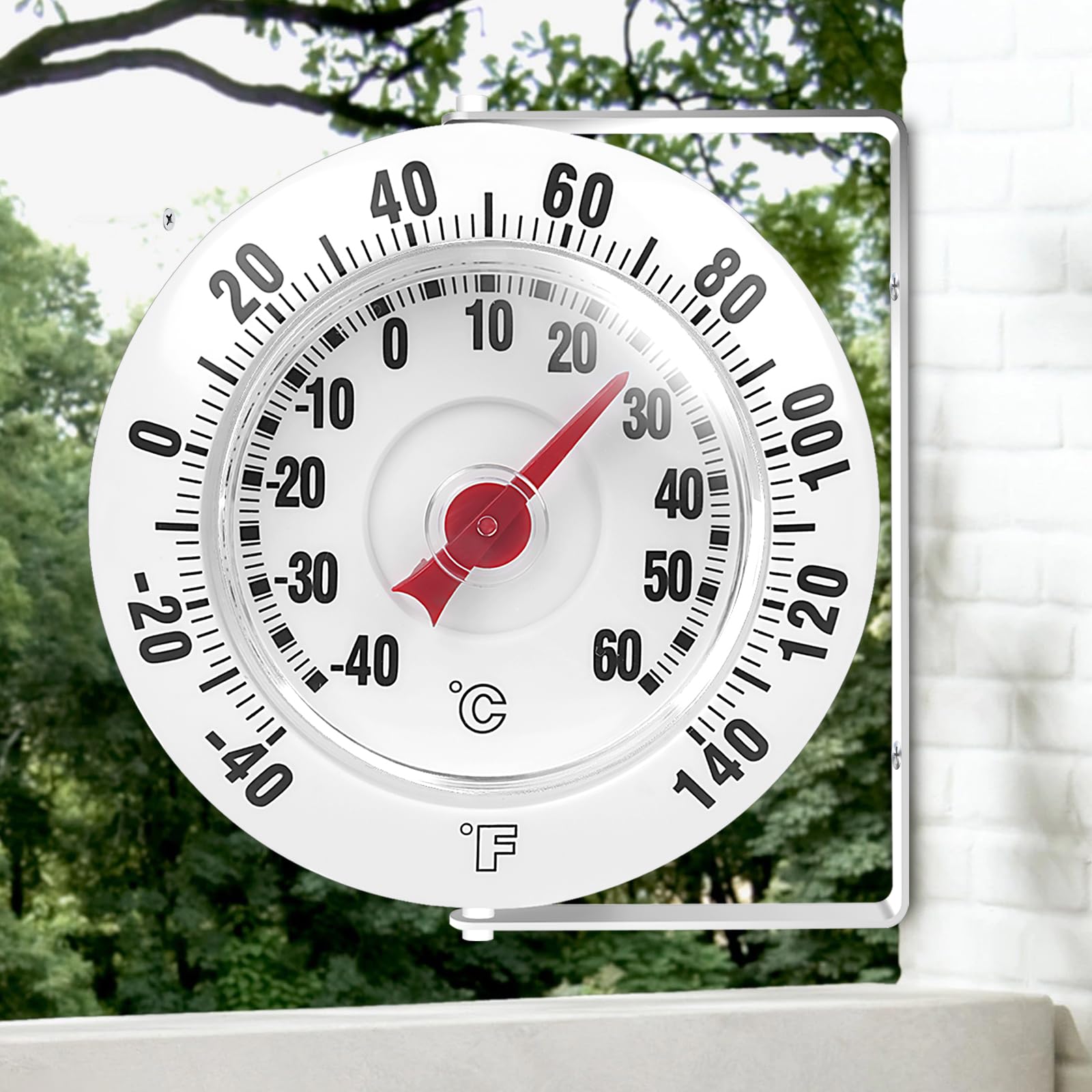 Snapklik.com : KT THERMO 5 Inch Indoor Outdoor Thermometer