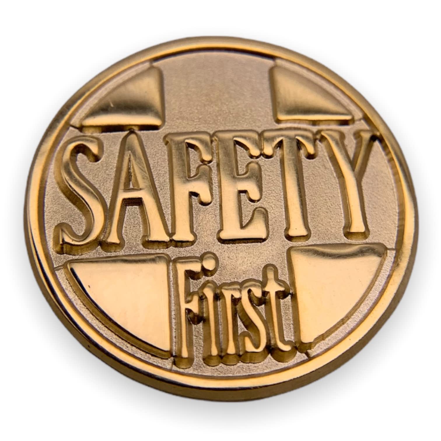 Amazon.com: STOCKPINS Safety First Employee Safety Award Lapel Pin and ...