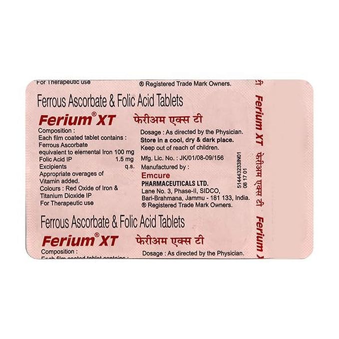 Ferium XT - Strip of 10 Tablets : Amazon.in: Health & Personal Care