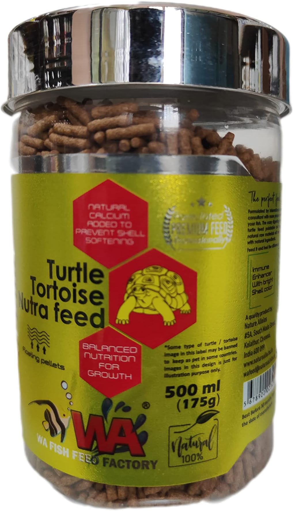 Zoo Med Natural Aquatic Turtle Food, Growth Formula, 30 oz : Amazon.in ...