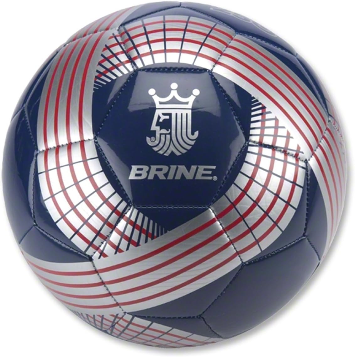 Amazon.com : Brine King 250 Soccer Ball - Size 5, Navy : Sports & Outdoors