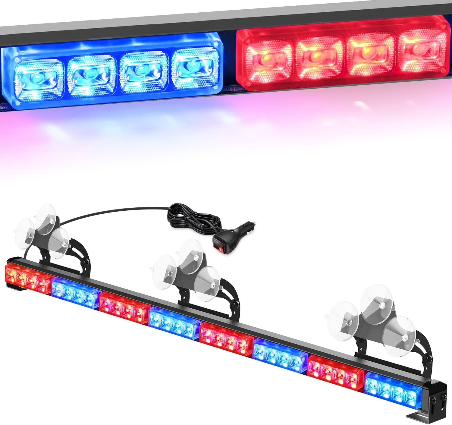 Amazon.com: Nilight Traffic Advisor Emergency Strobe Light Bar 35Inch ...