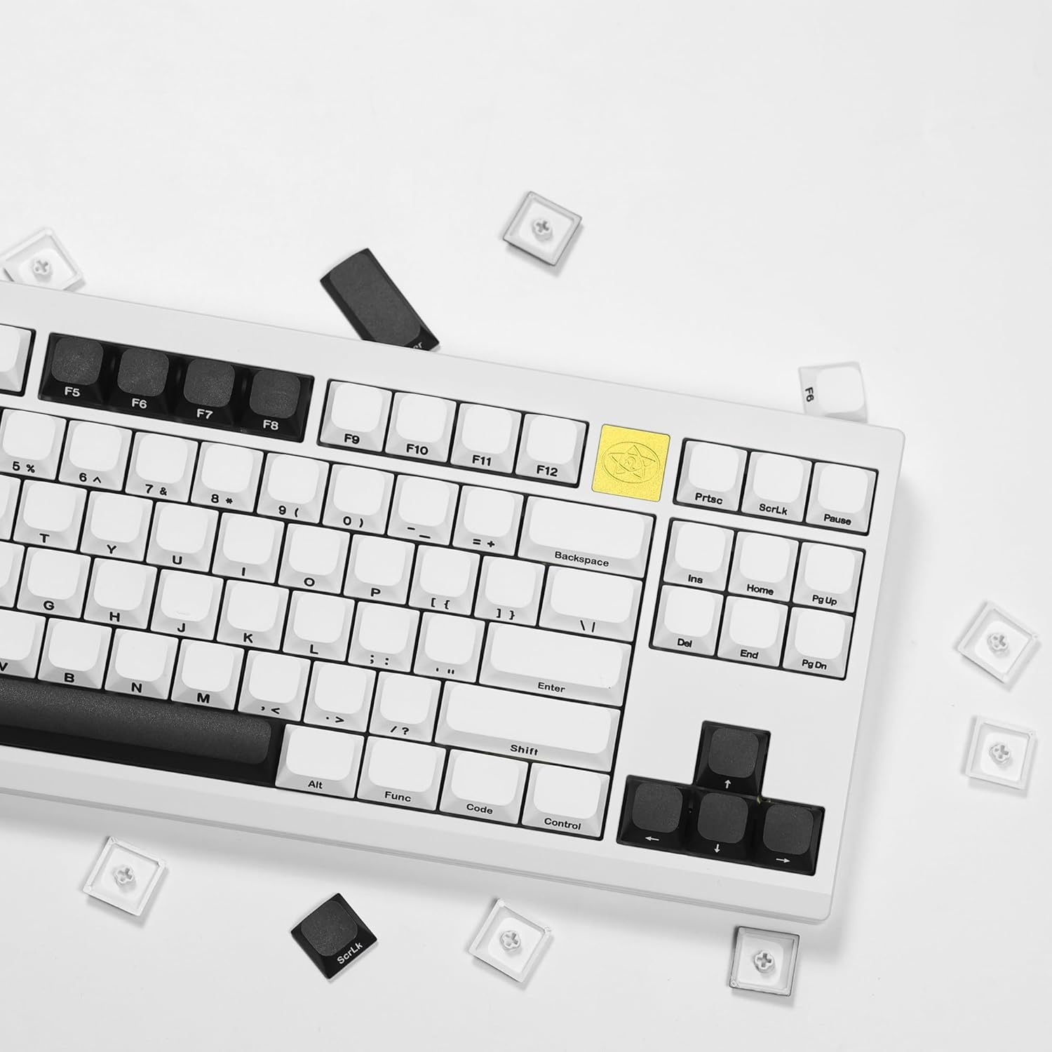 Amazon.com: Arctic Side Print Low Profile Keycaps Set Custom Keyboard ...