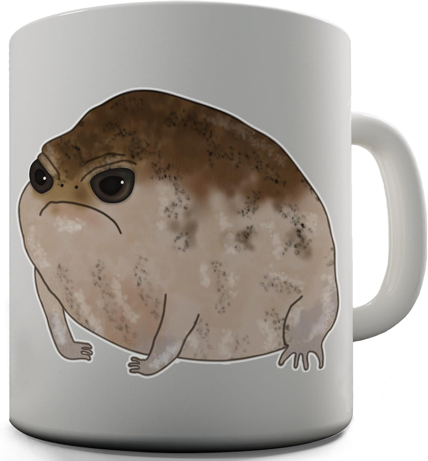 Amazon.com | Funny Novelty Mug Cup Grumpy Toad By Twisted Envy: Coffee ...