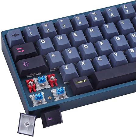 Keycaps PBT ANSI&ISO(UK) Layout Keycaps 146 Keys with 7U Spacebar ...