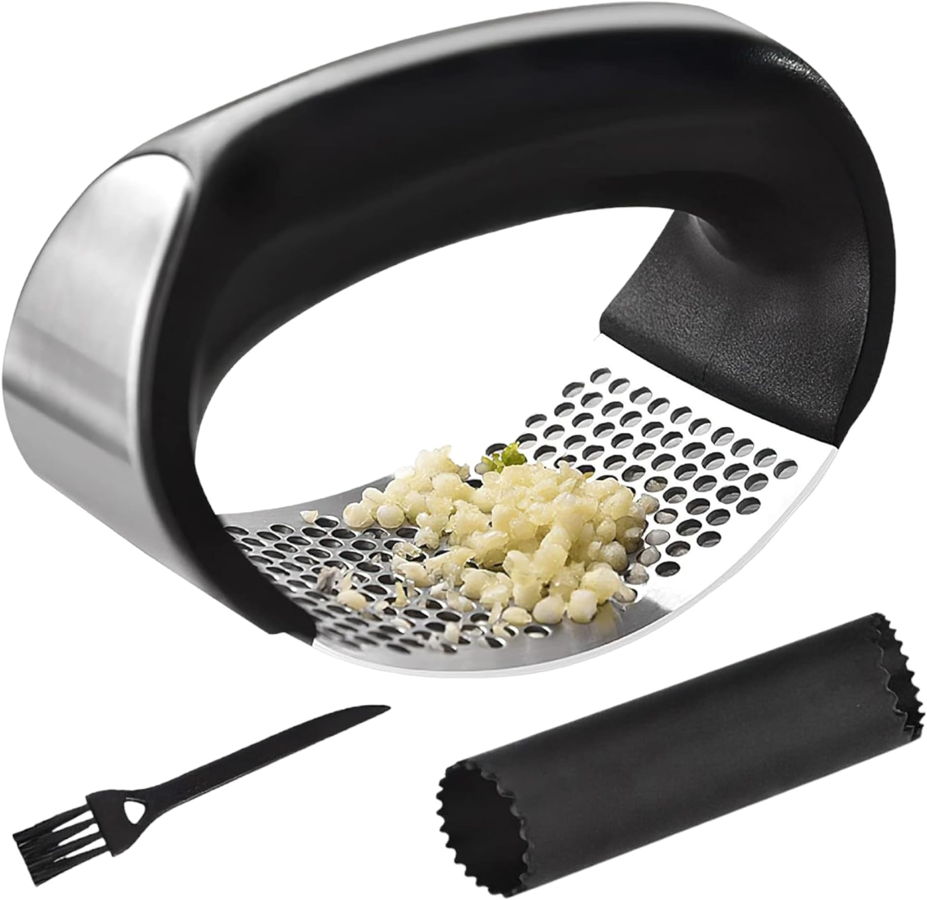 Amazon.com: Vantic Garlic Press Rocker - Stainless Steel Garlic Mincer ...