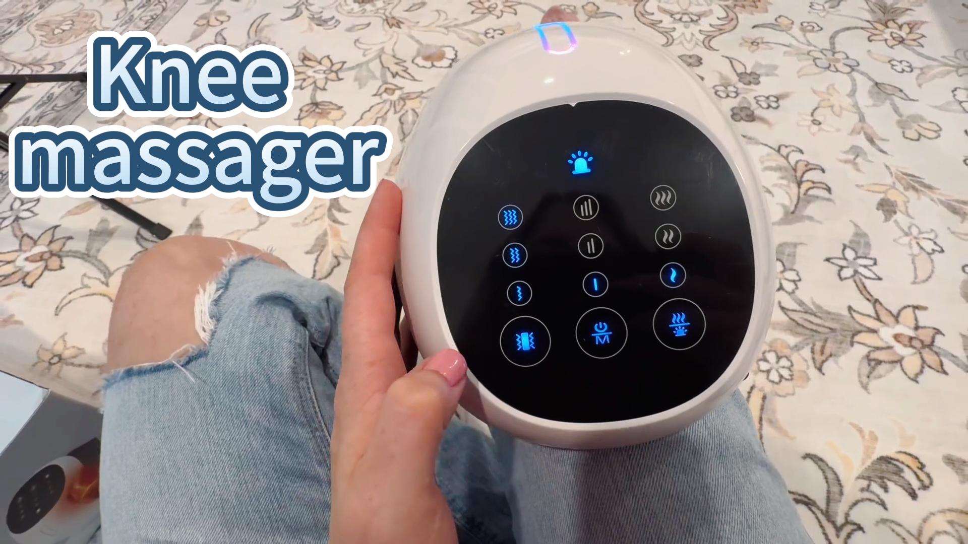 Watch Rechargeable knee massager wraps completely around your knee on ...