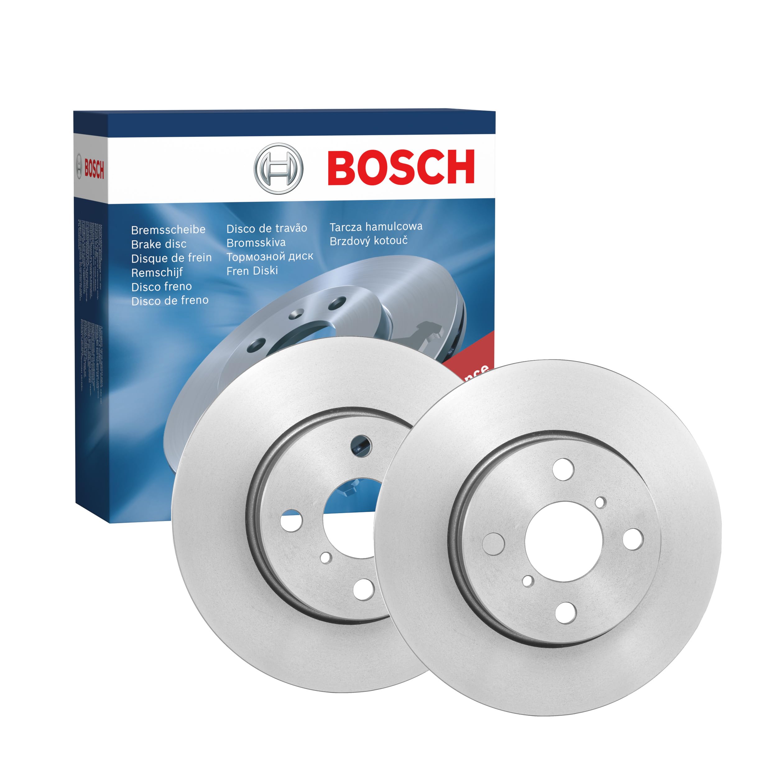 Bosch BD1240 Brake discs - ECE-R90 certified - 1 set of 2 discs ...