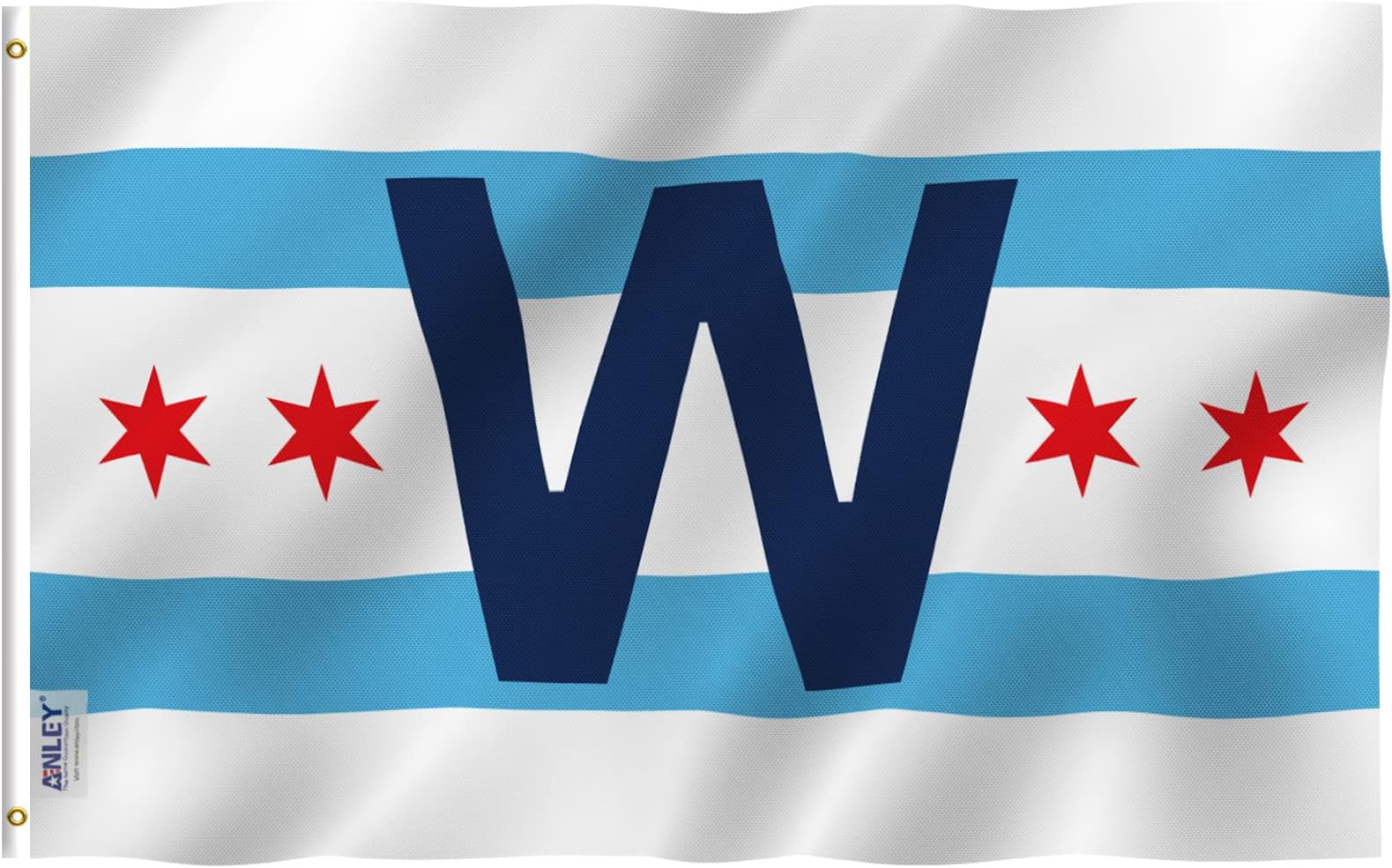Amazon.com : Trade Winds 12x18 12''x18'' Chicago Cubs W Win Rough Tex ...