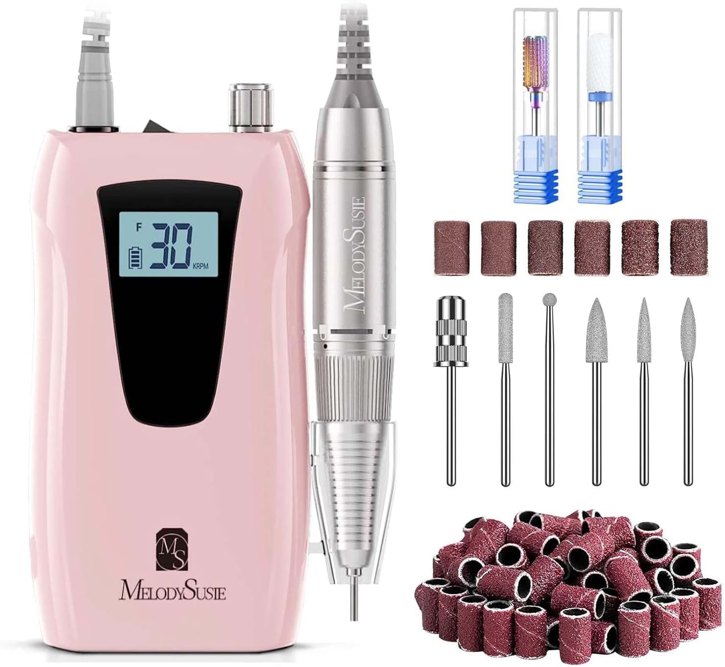 Amazon.com: MelodySusie Professional Nail Drill 30000RPM, SC320D ...