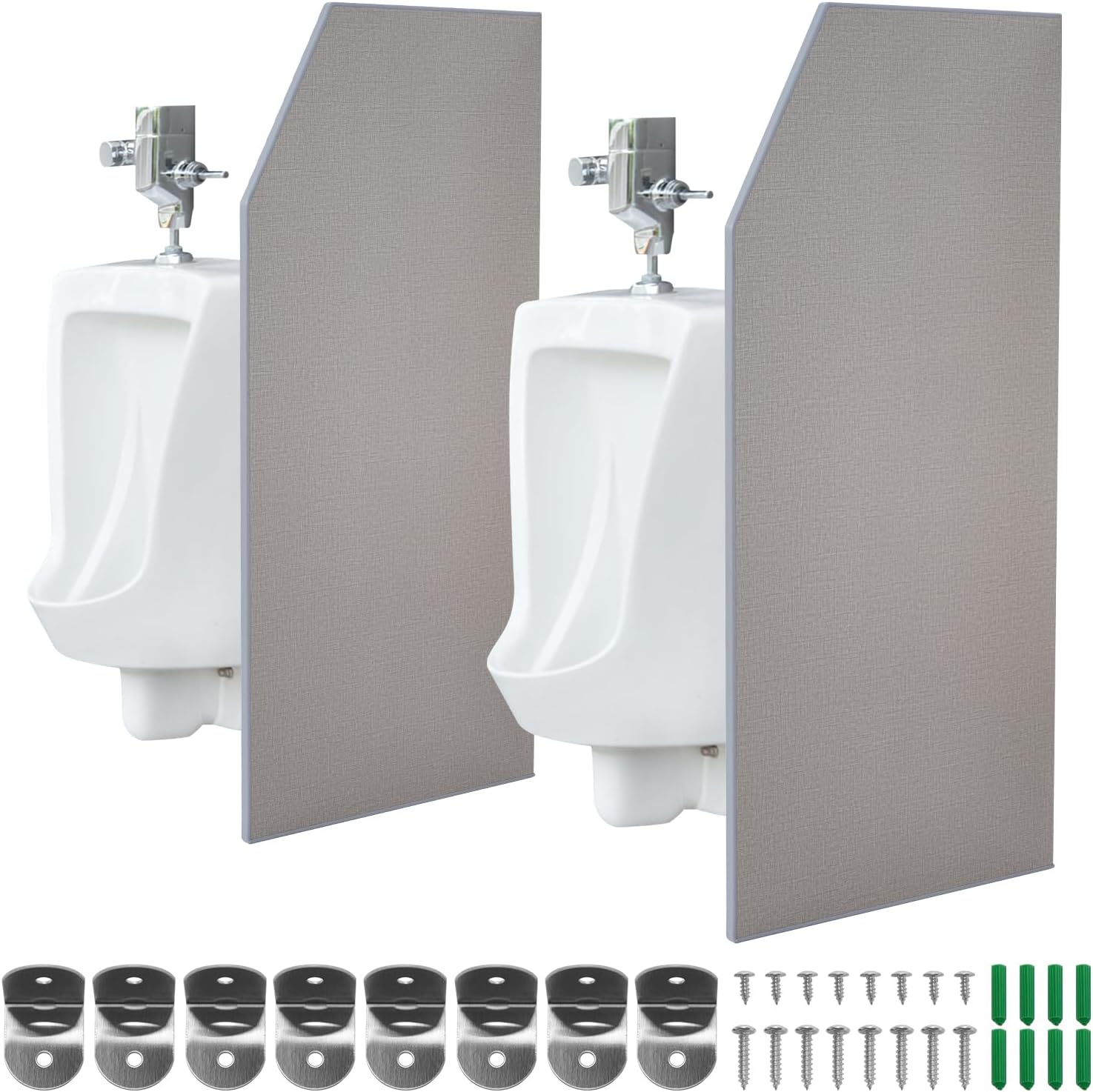 Amazon.com: Public Toilet Partition for Men's Restroom PVC Material ...