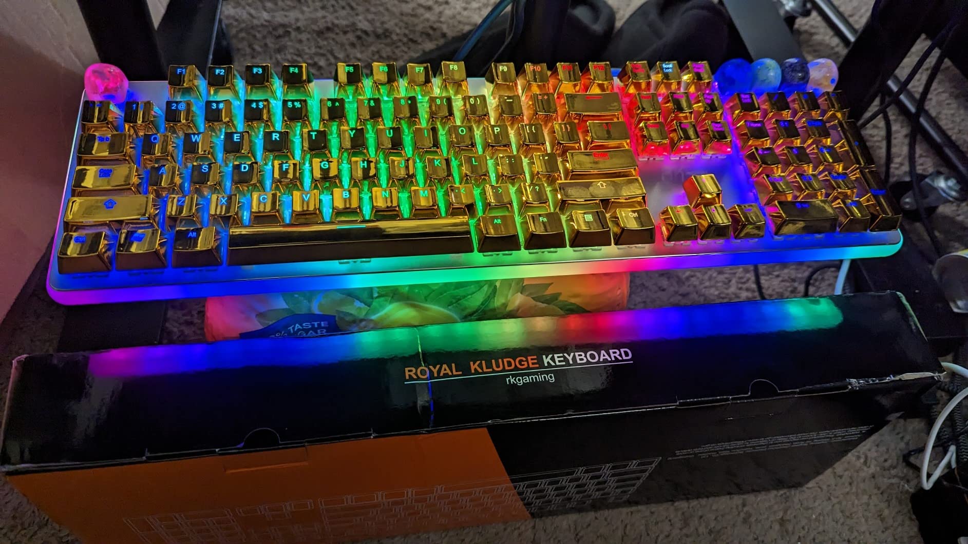$8/mo - Finance RK ROYAL KLUDGE RK918 Wired Mechanical Keyboard, RGB ...