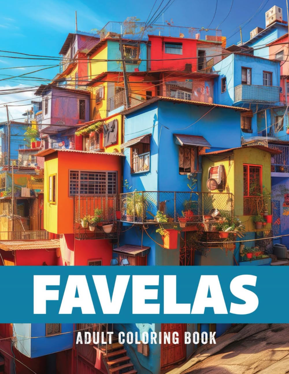 Amazon.com: Favelas Adult Coloring Book: A Beautiful Colouring Book for ...