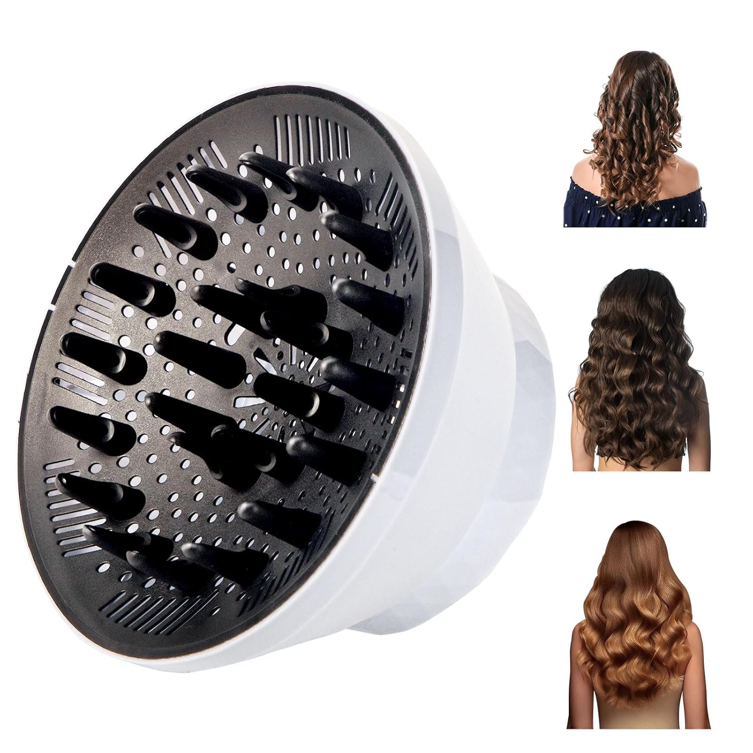 Amazon.com: Professional Adjustable Hair Diffuser for Curly Hair - Fits ...