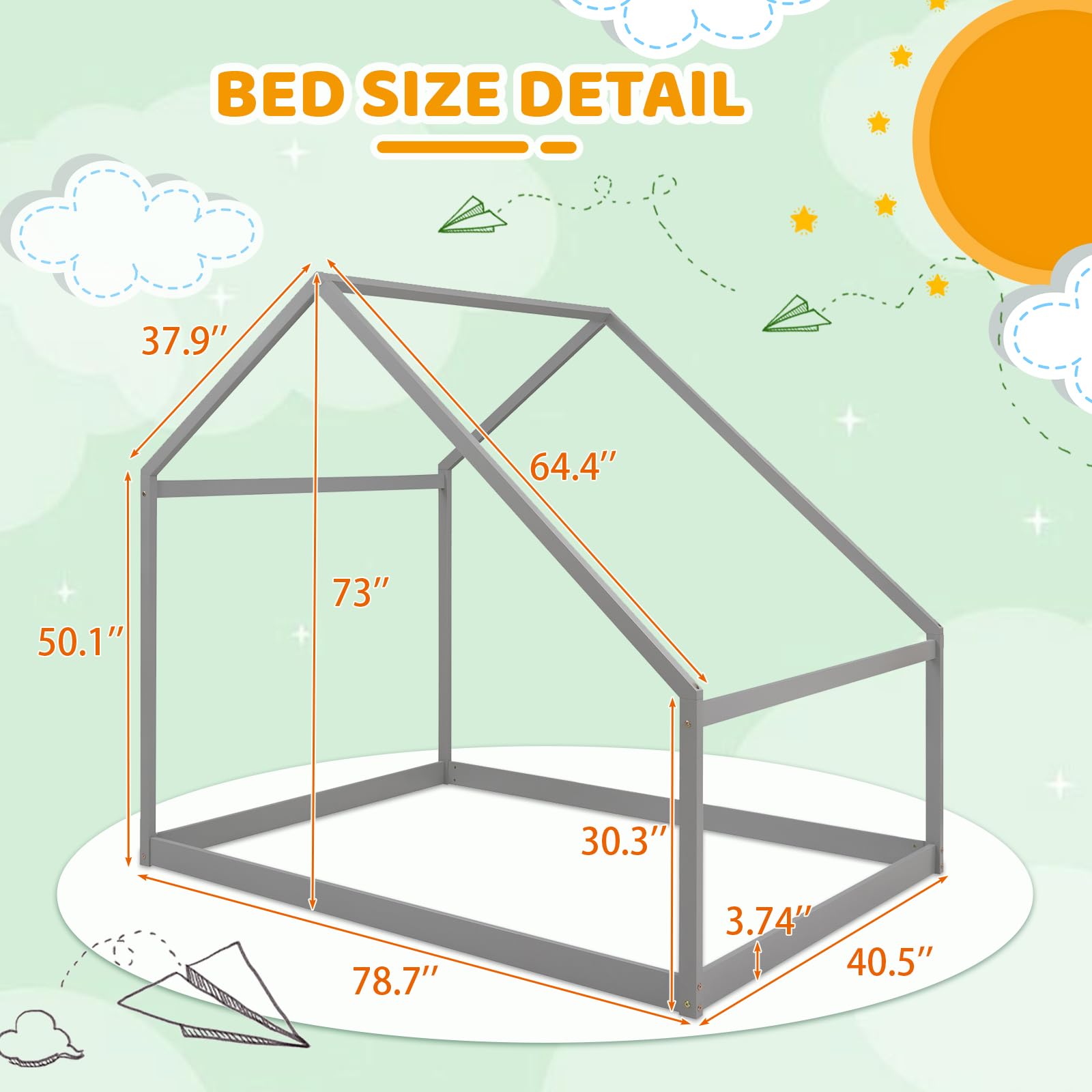 Snapklik.com : Merax Twin Bed Frames