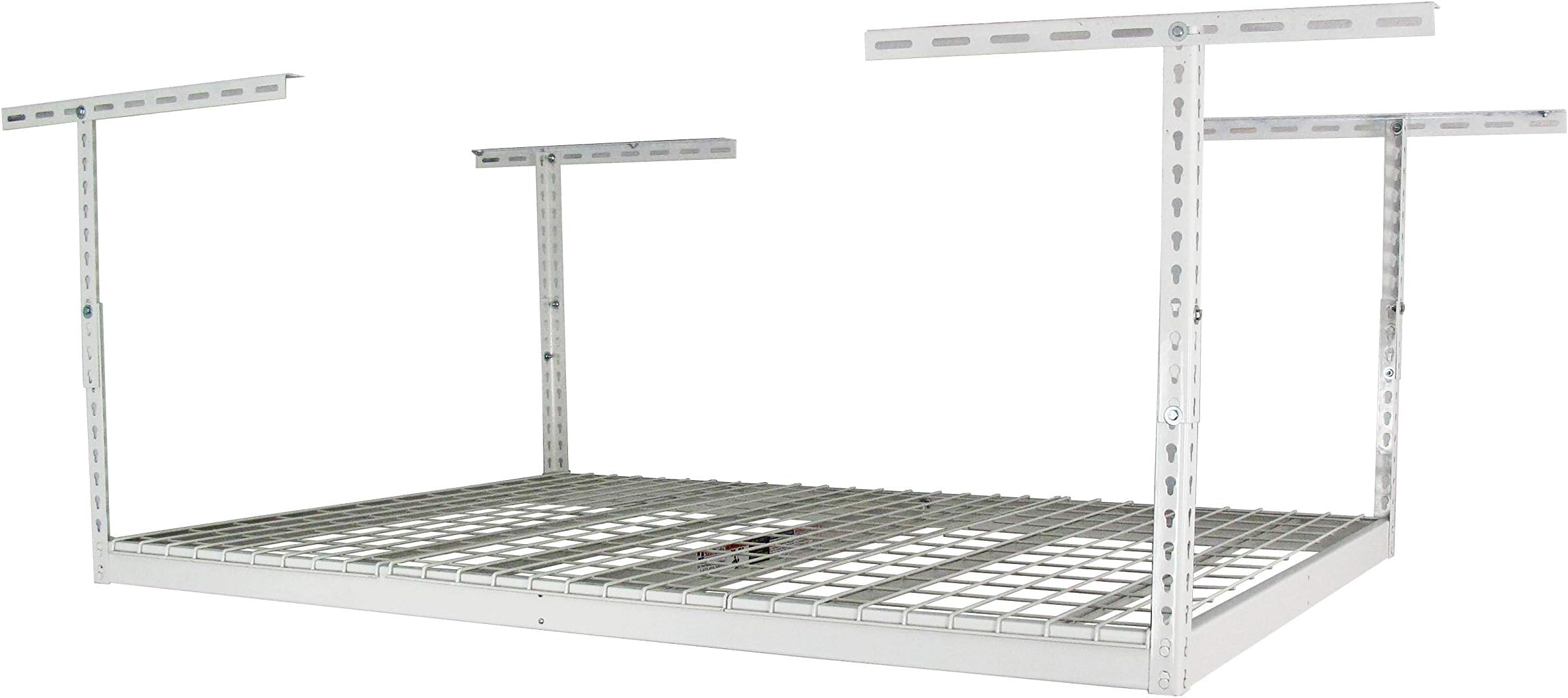 Amazon.com: SafeRacks 4 ft x 8 ft Overhead Storage Rack Adjustable 24 ...