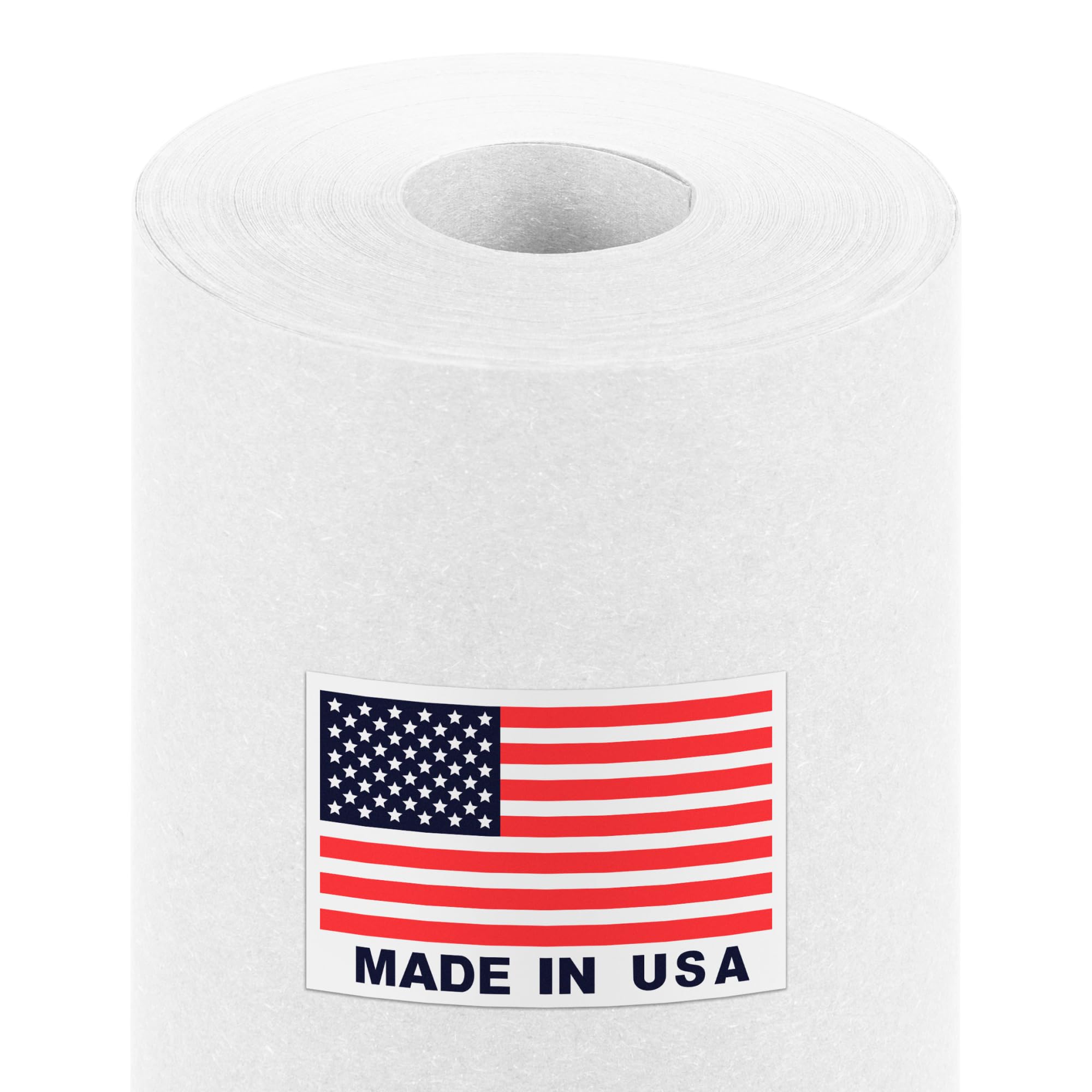 Amazon.com: Paclord 18" x 1200" (100 ft) White Kraft Paper Roll, 45 lbs ...