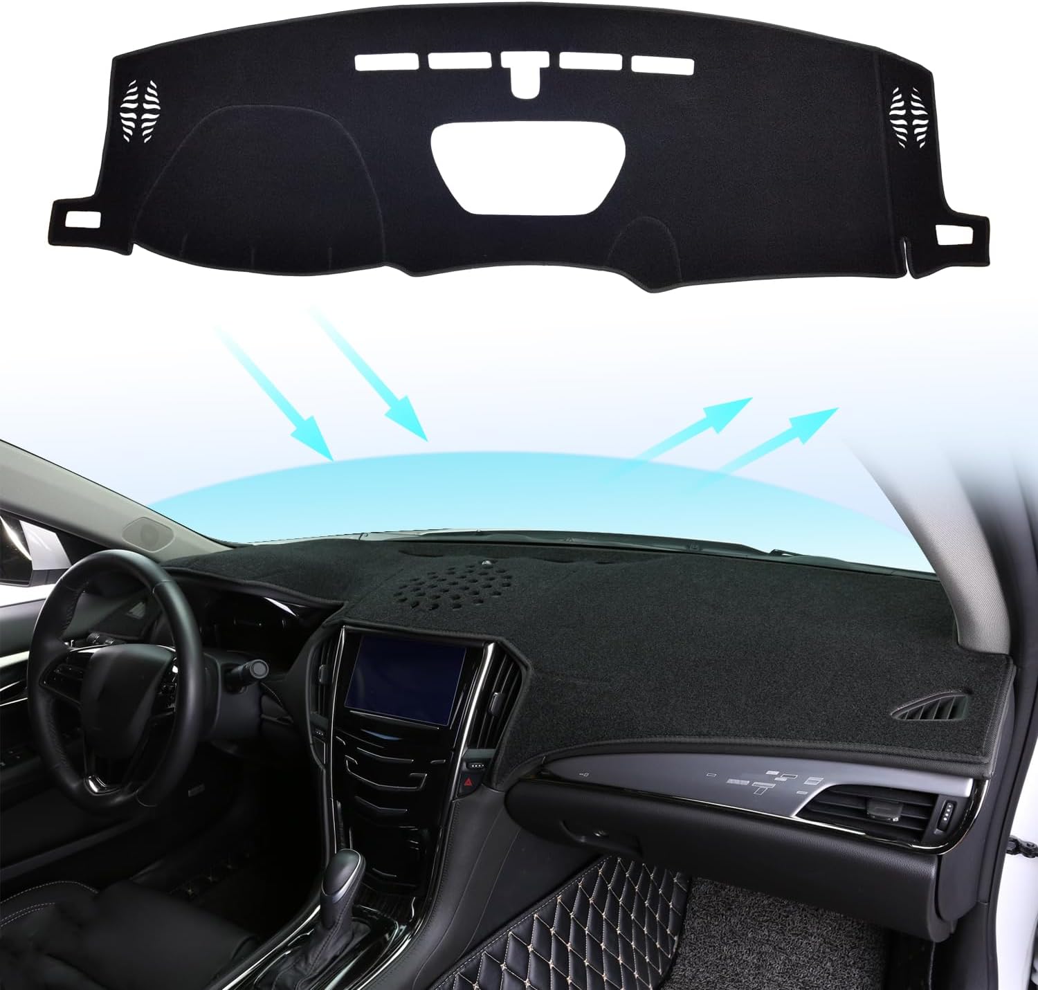 Amazon.com: X AUTOHAUX Dash Board Cover Car Dashboard Mat Carpet for ...