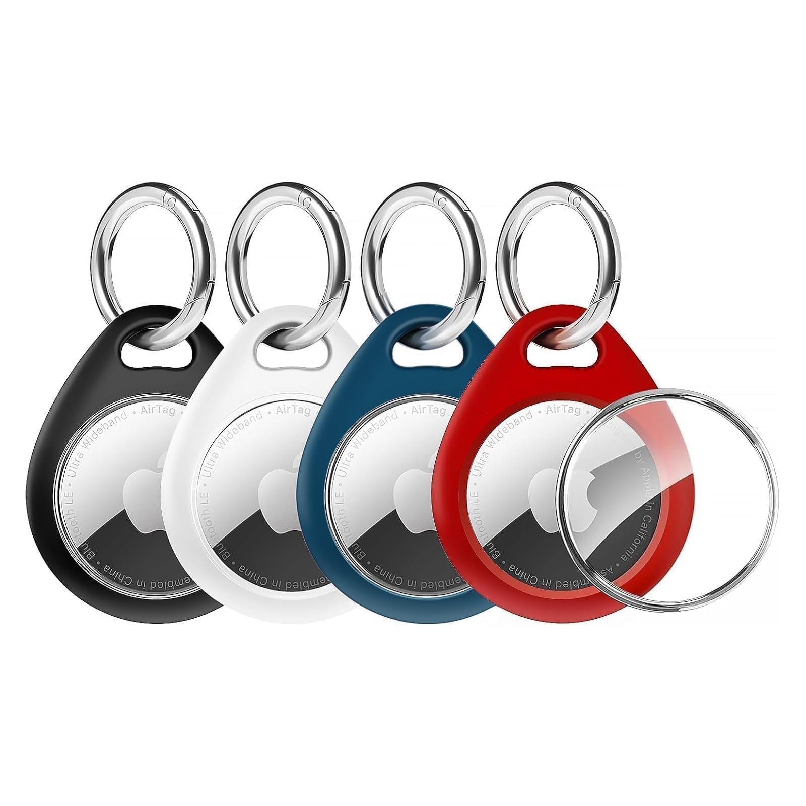 Amazon.com: MOLOPPO Holder for Air Tags - 4 Pack Apple AirTag Holder ...