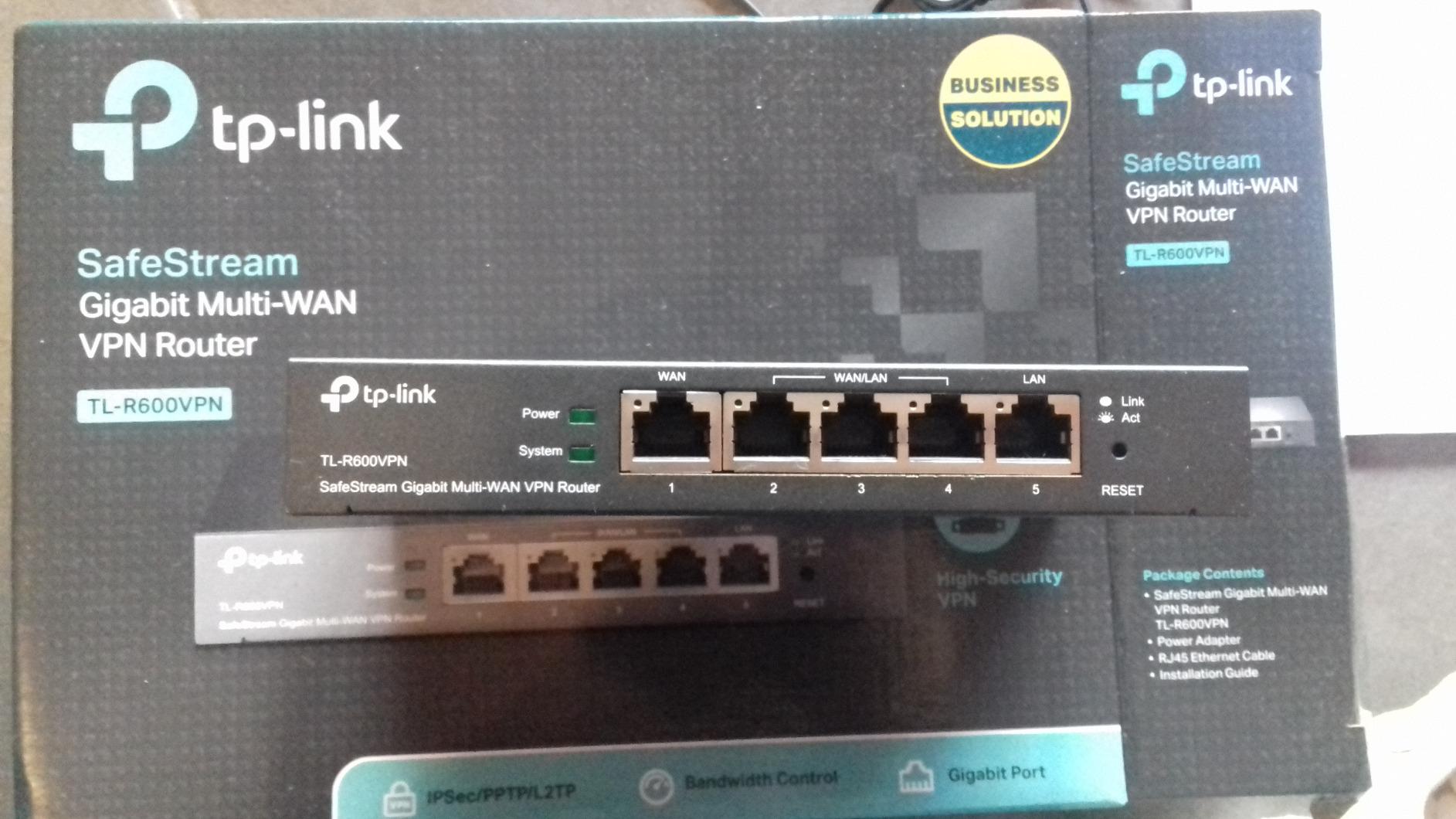 TP-Link TL-R600VPN V2.0 Safe Stream Routeur VPN Haut-Débit Gigabit ...