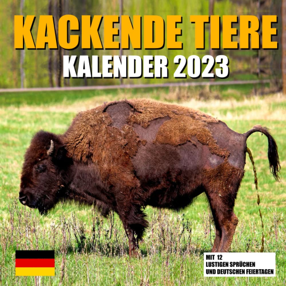 Kackende Tiere Kalender 2023: Das lustige Geschenk für Männer, Frauen ...