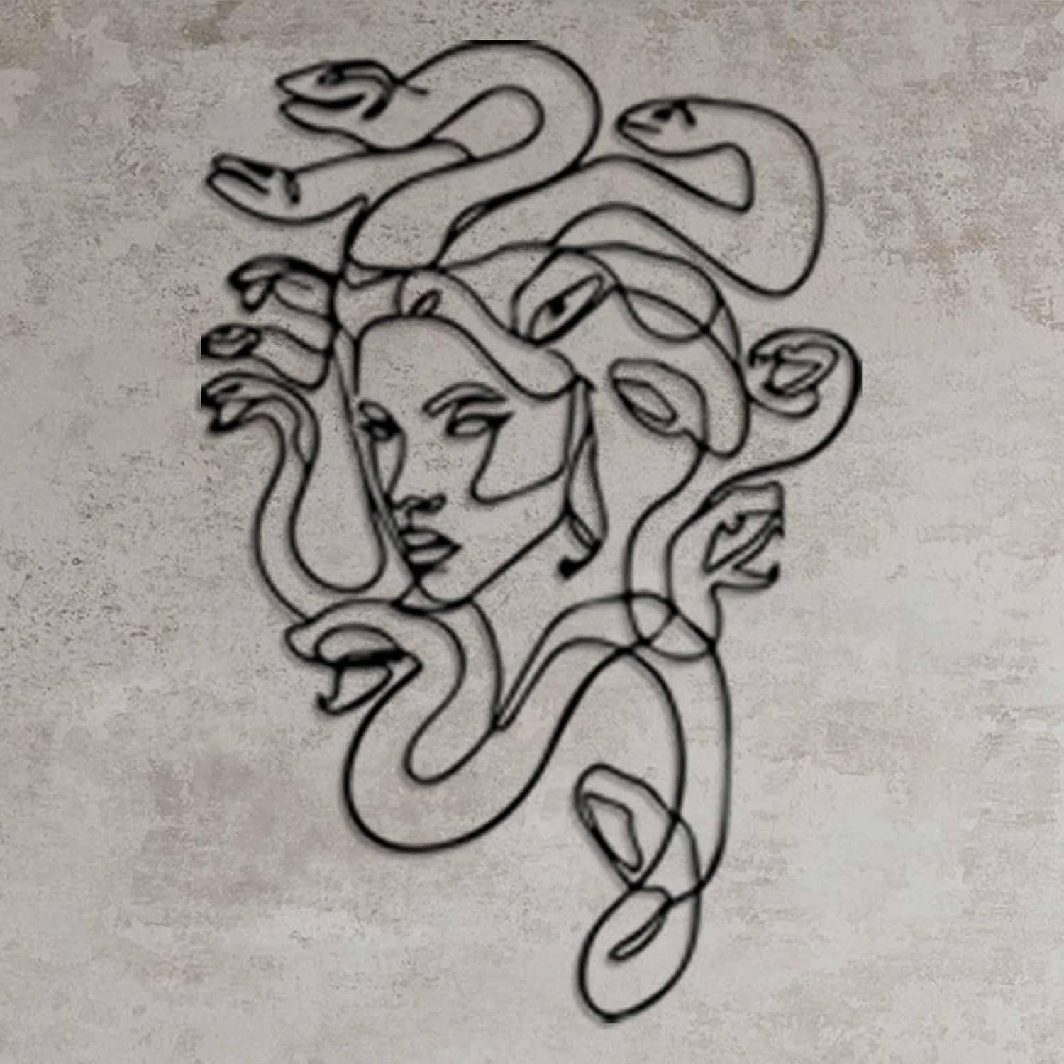 Amazon.com: Medusa metal wall hanging, Medusa wall hanging, Medusa ...