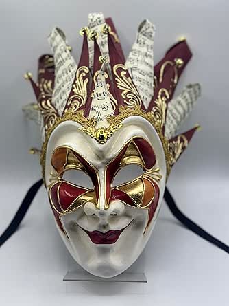 Amazon.com: Red joker mask : Clothing, Shoes & Jewelry