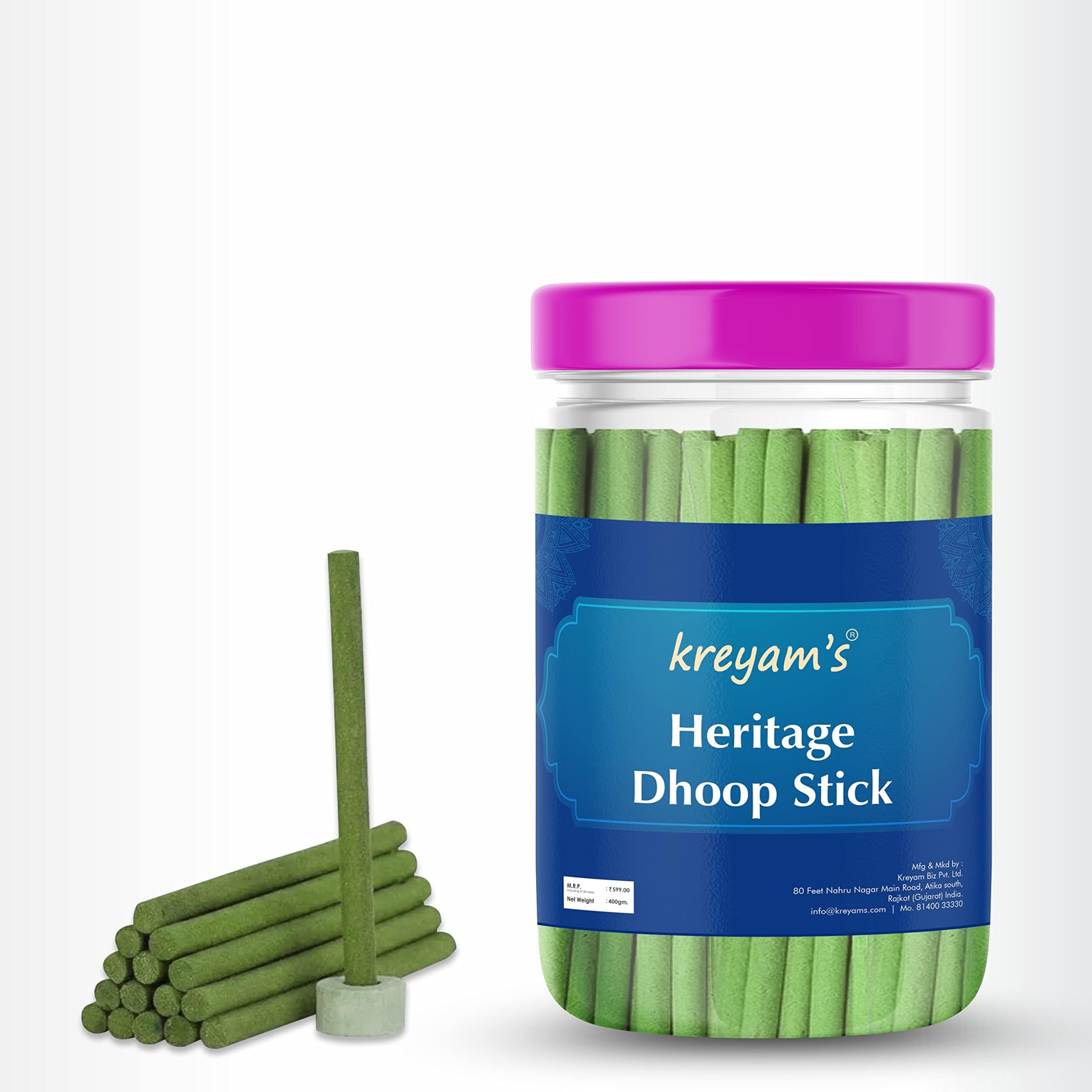 Kreyam's Incense Stick | Heritage Dhoop Batti | Agarbatti for Pooja ...