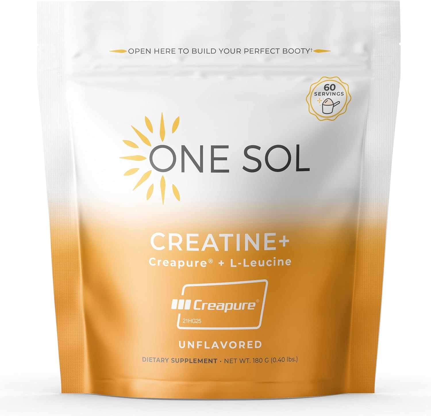 One Sol Creatina para Mujeres para Aumentar el Culo, Polvo de Creatina Natural para Mujeres con ...